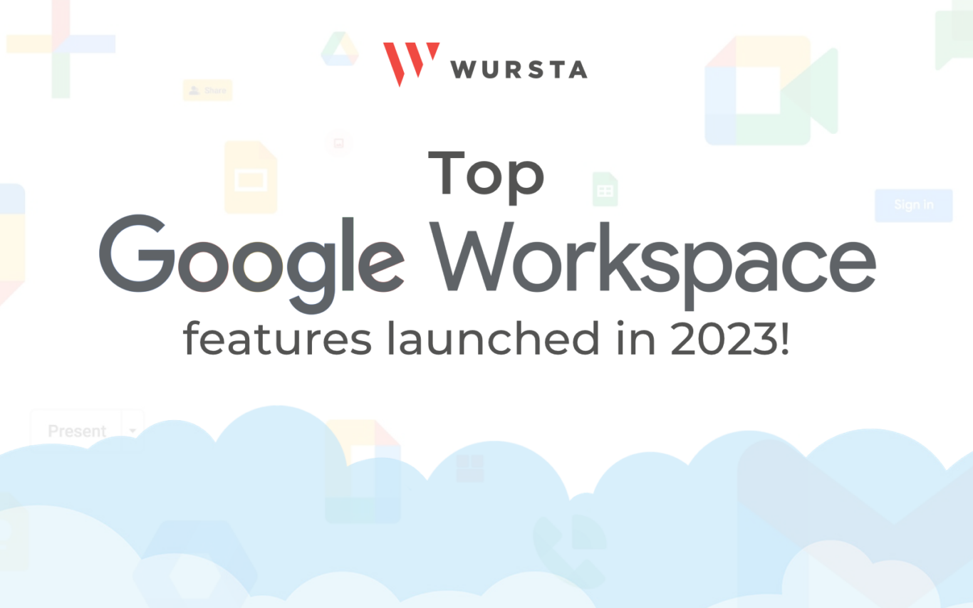 Top Google Workspace features launched in 2023 - The Wursta Corporation
